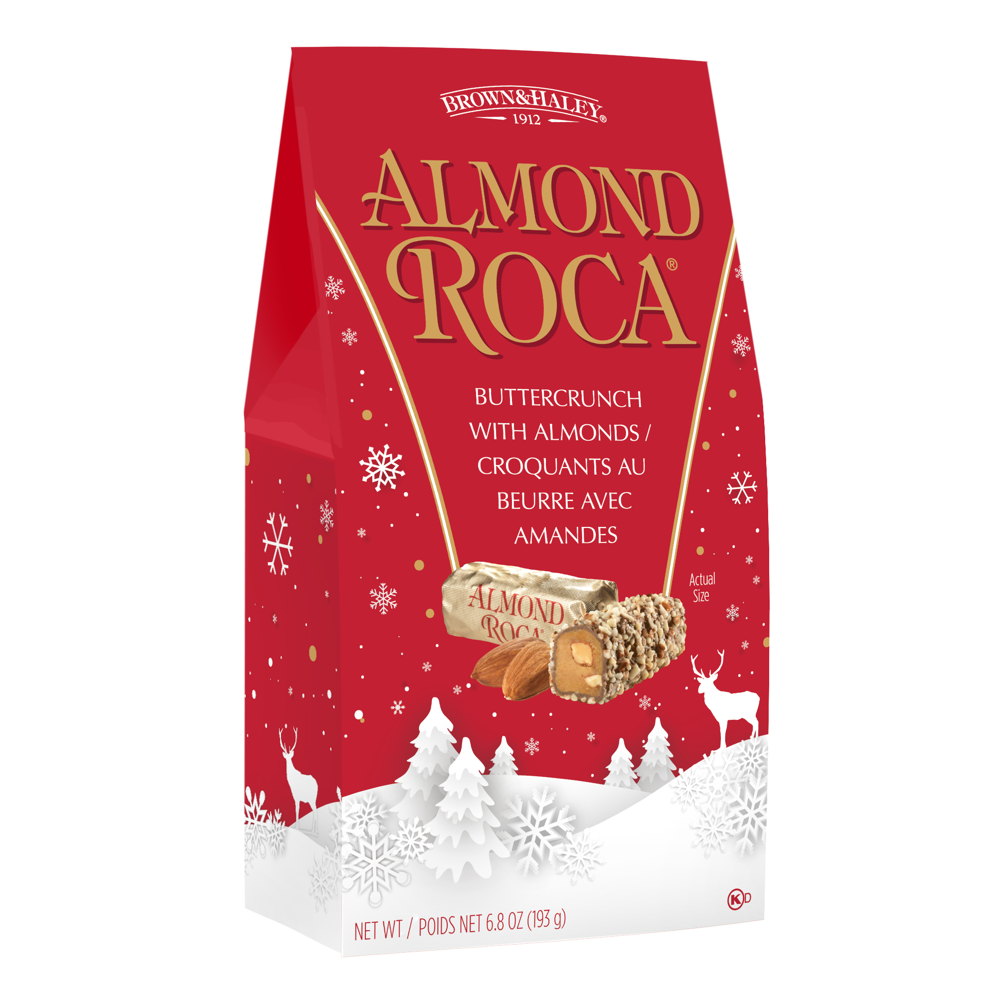 Brown and Haley Almond Roca Package Design
